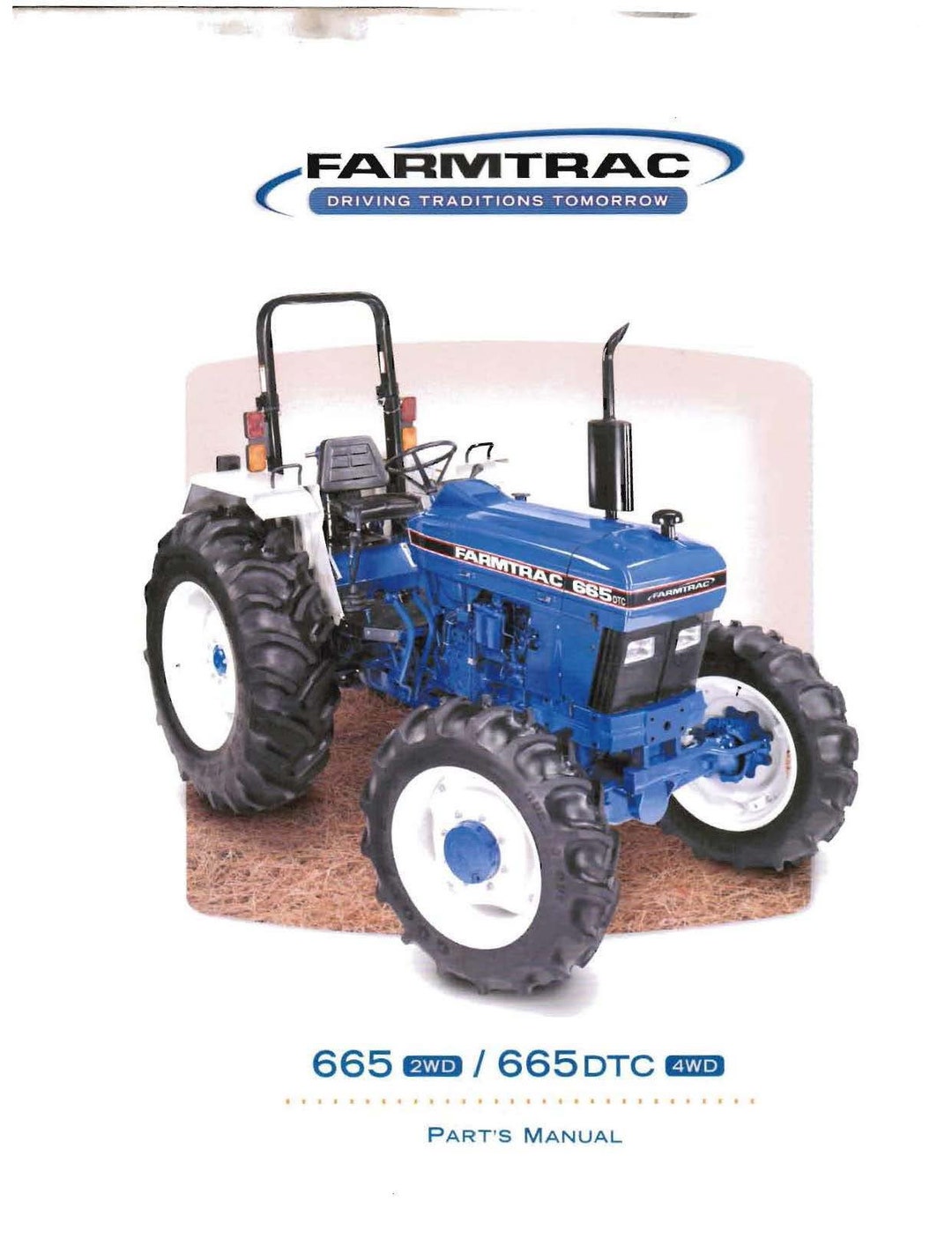 Tractor Service Parts Manual 665 665 Dtc 4wd Farmtrac Tractor - Etsy