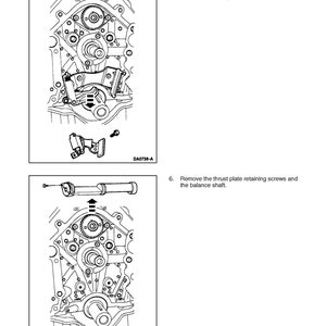 642 4.2 Liter Engine Technical Workshop Repair Manual Ford ESG-642 2001 ...