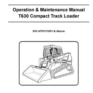 T630 Track Loader Technical Workshop Manual & Operator Manual - Etsy