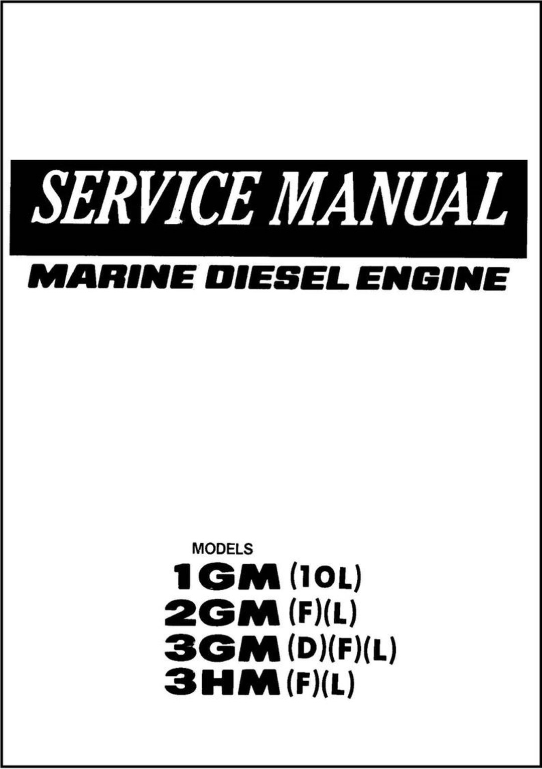 Paper Manual - 1 2 3 Marine Diesel Engine Service Repair Manual Fits ...