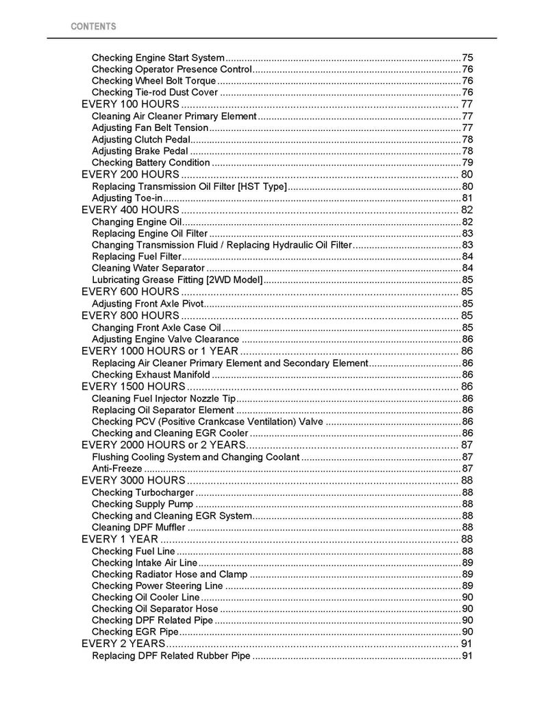 4800 5200 5800 Tractor Operator Instruction Maintenance Manual - Etsy