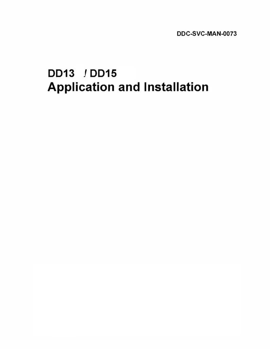 Download Now - WORKSHOP Engine Service Manual DIESEL DD13 DD15 DD16 - Etsy