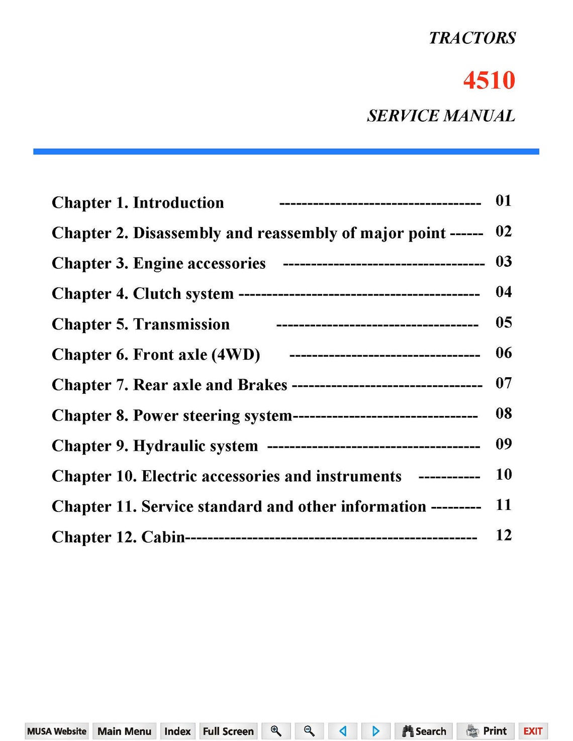 TRACTOR WORKSHOP Service Repair Manual 4510 - Etsy