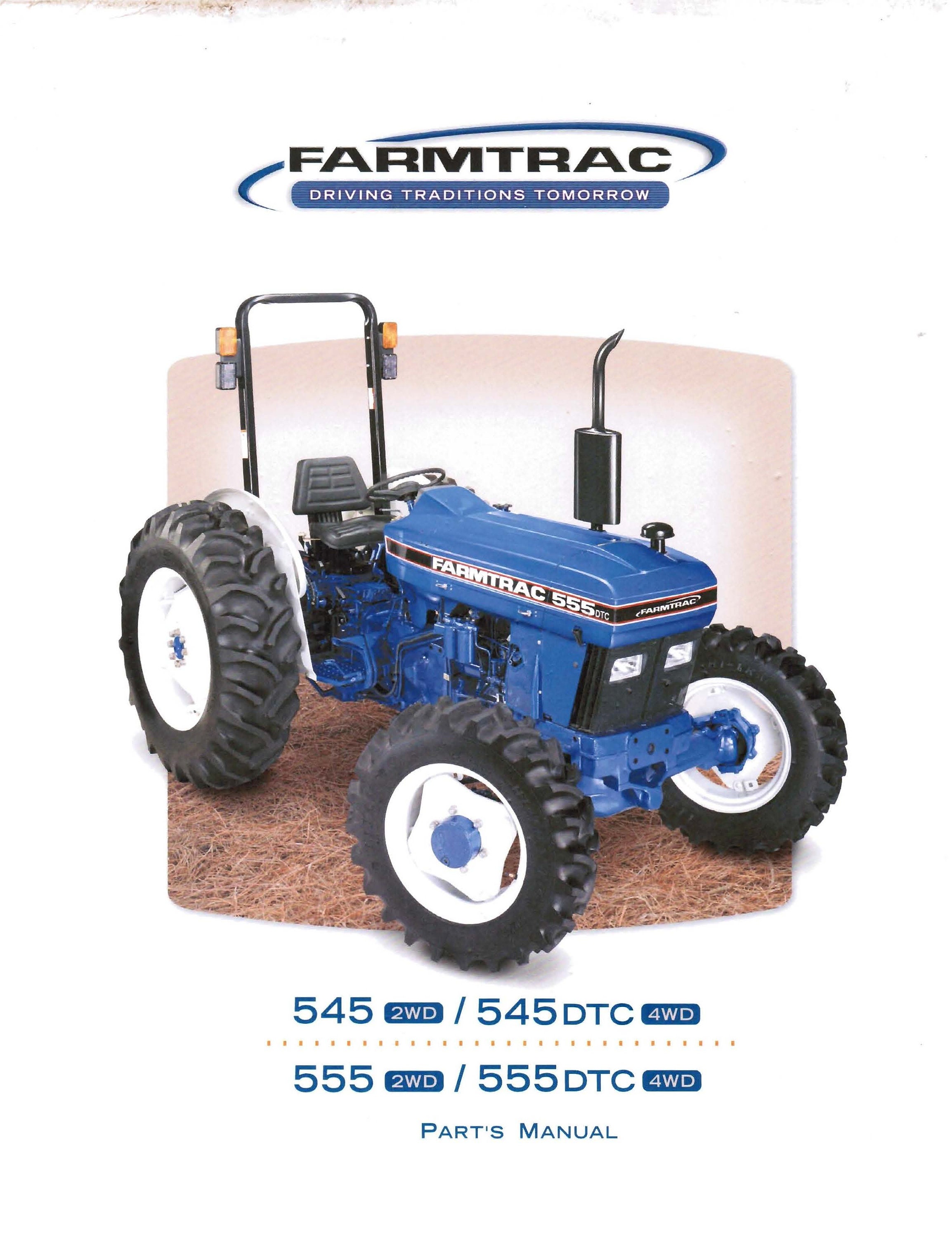 Service Parts Manual Farmtrac Tractor 545 555 4WD & DTC Models - Etsy