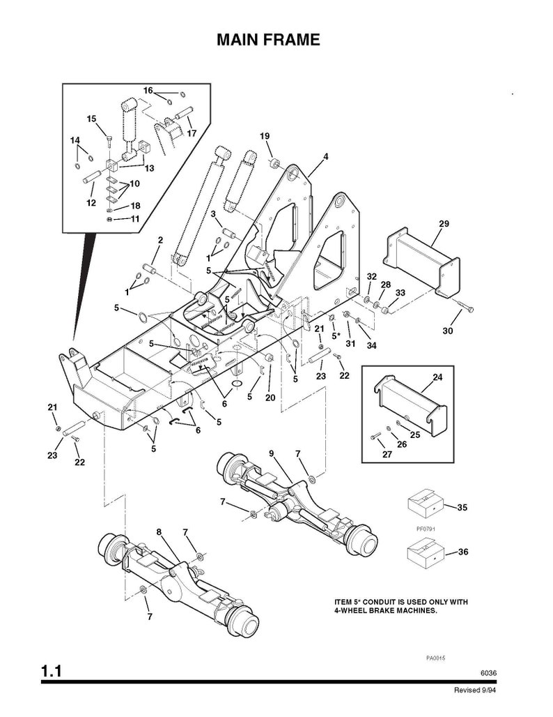 6036 Telehandler Illustrated Parts Manual List JLG Skytrak - Etsy