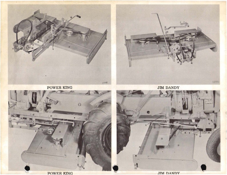1977 Tractors Master Parts Manual Power King & Jim Dandy Acceptable ...