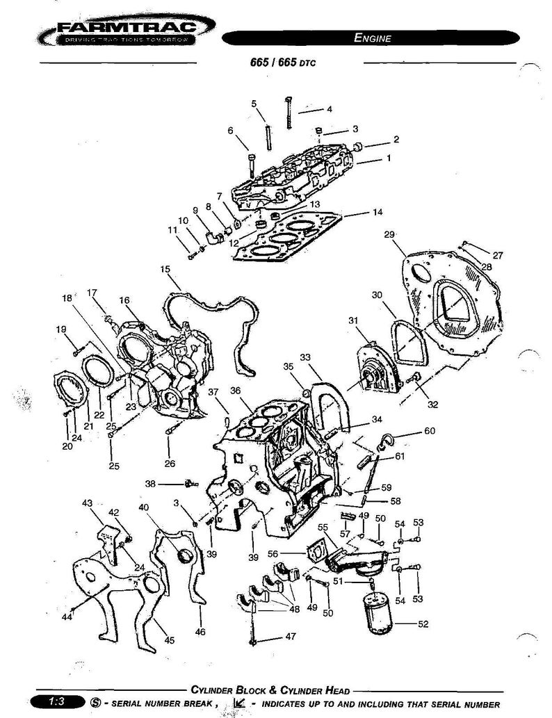 Tractor Service Parts Manual 665 665 Dtc 4wd Farmtrac Tractor - Etsy