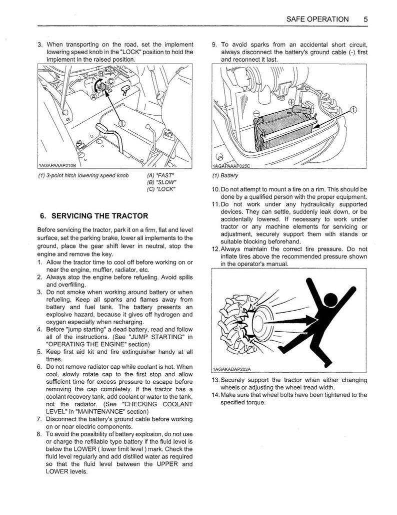 2600 3000 Tractor Operator Instruction Manual Kubota L2600 - Etsy