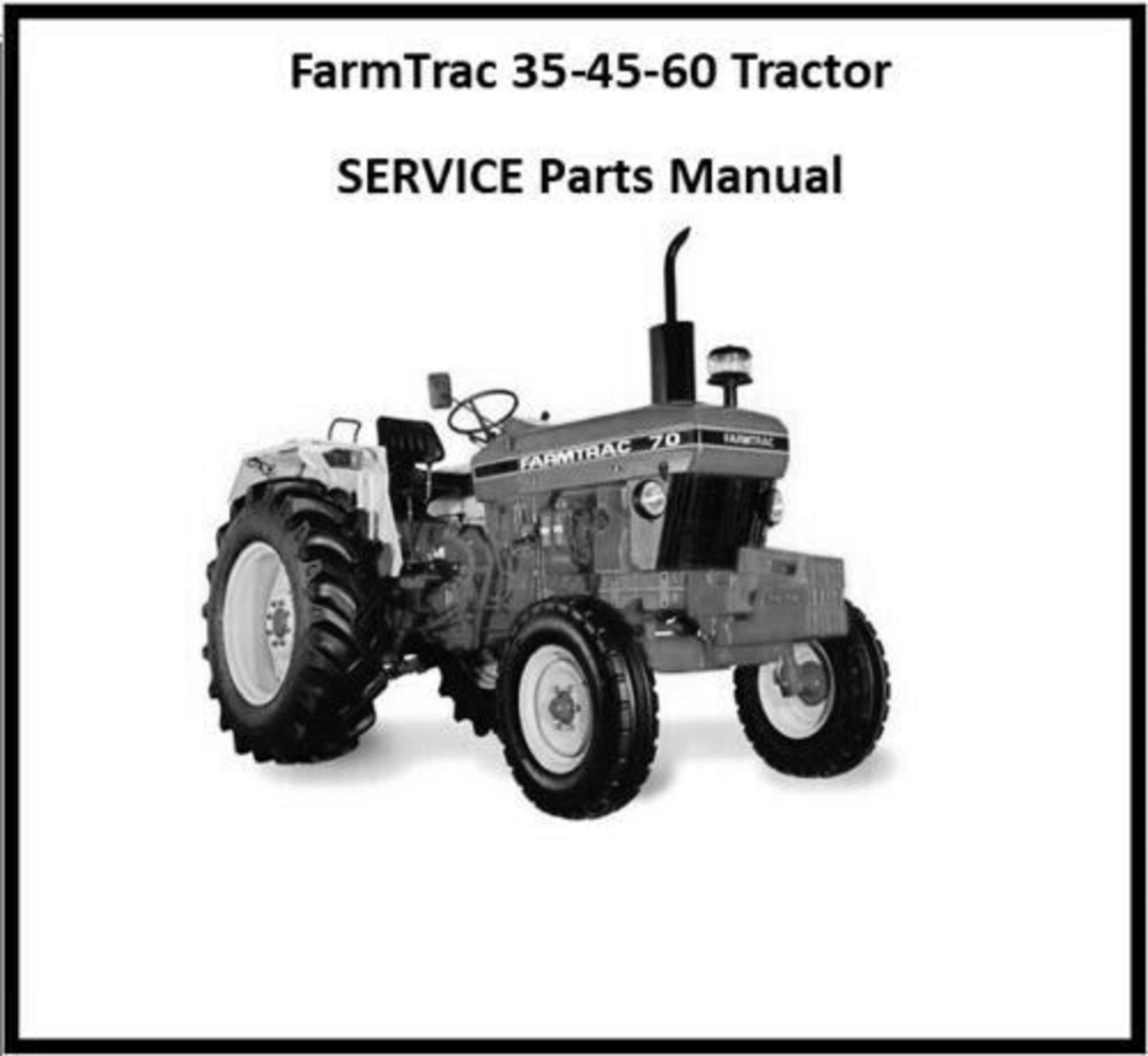 Farmtrac 35 45 60 Tractor Service Parts Manual - Etsy