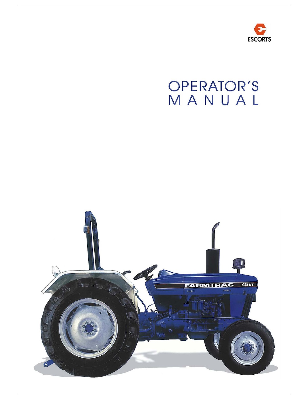 Operator's Maintenance Instruction Manual Farmtrac 45 DT - Etsy