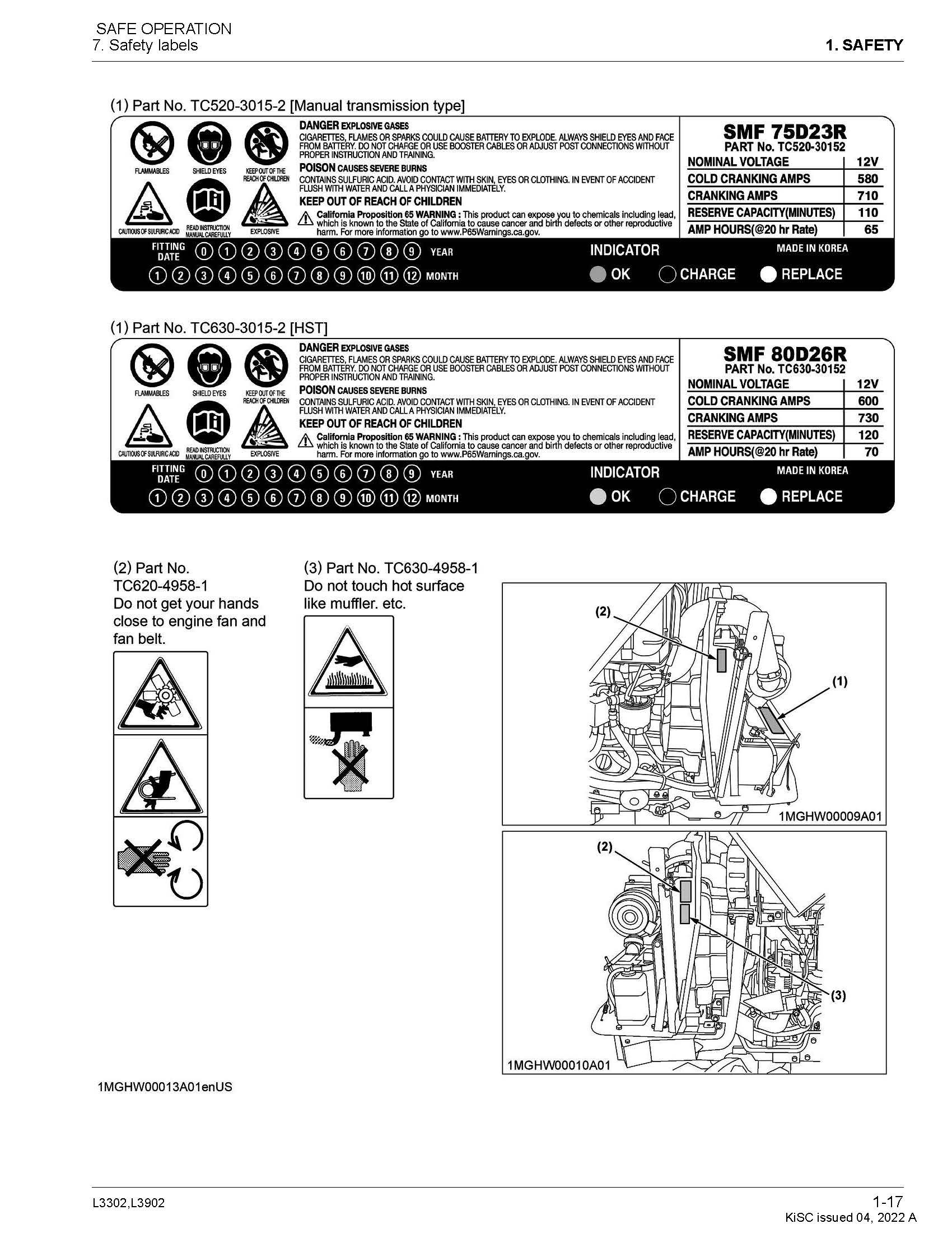 3302 3902 Tractor Technical Workshop Repair Manual KSM L3302 - Etsy