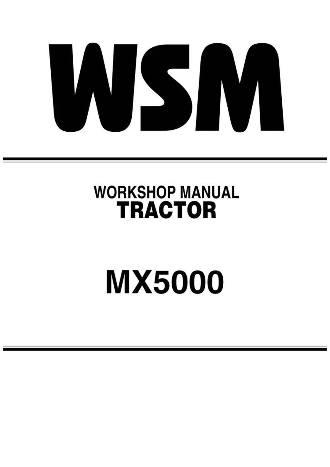 Fits Kubota - MX5000 2WD 4WD V2403 Diesel Tractor Technical Workshop ...