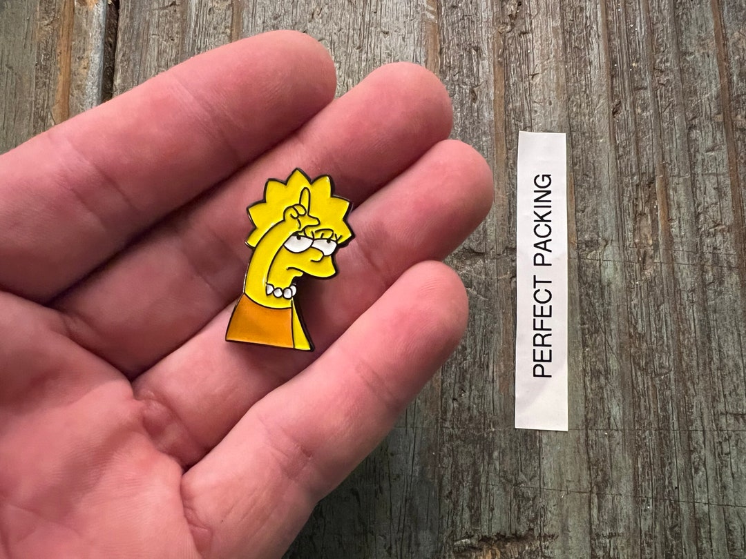 Lisa Simpson Loser Premium Enamel Pin Brooche - Etsy Lisa Simpson Loser Premium Enamel Pin Brooche - Etsy