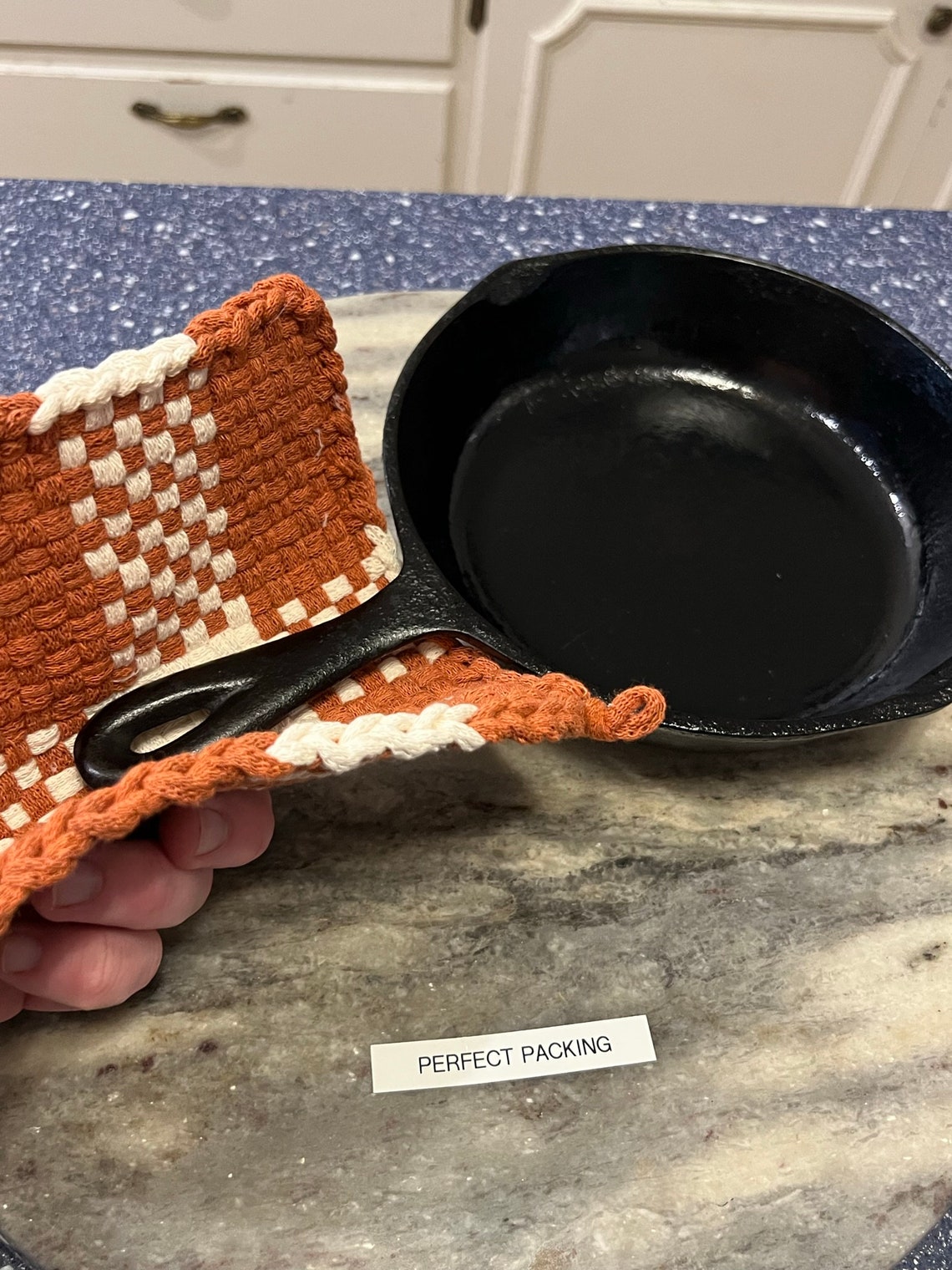 Large 8.5" Hand Woven Cotton/wool Pot Holders - Trivet - Texas Themed ...