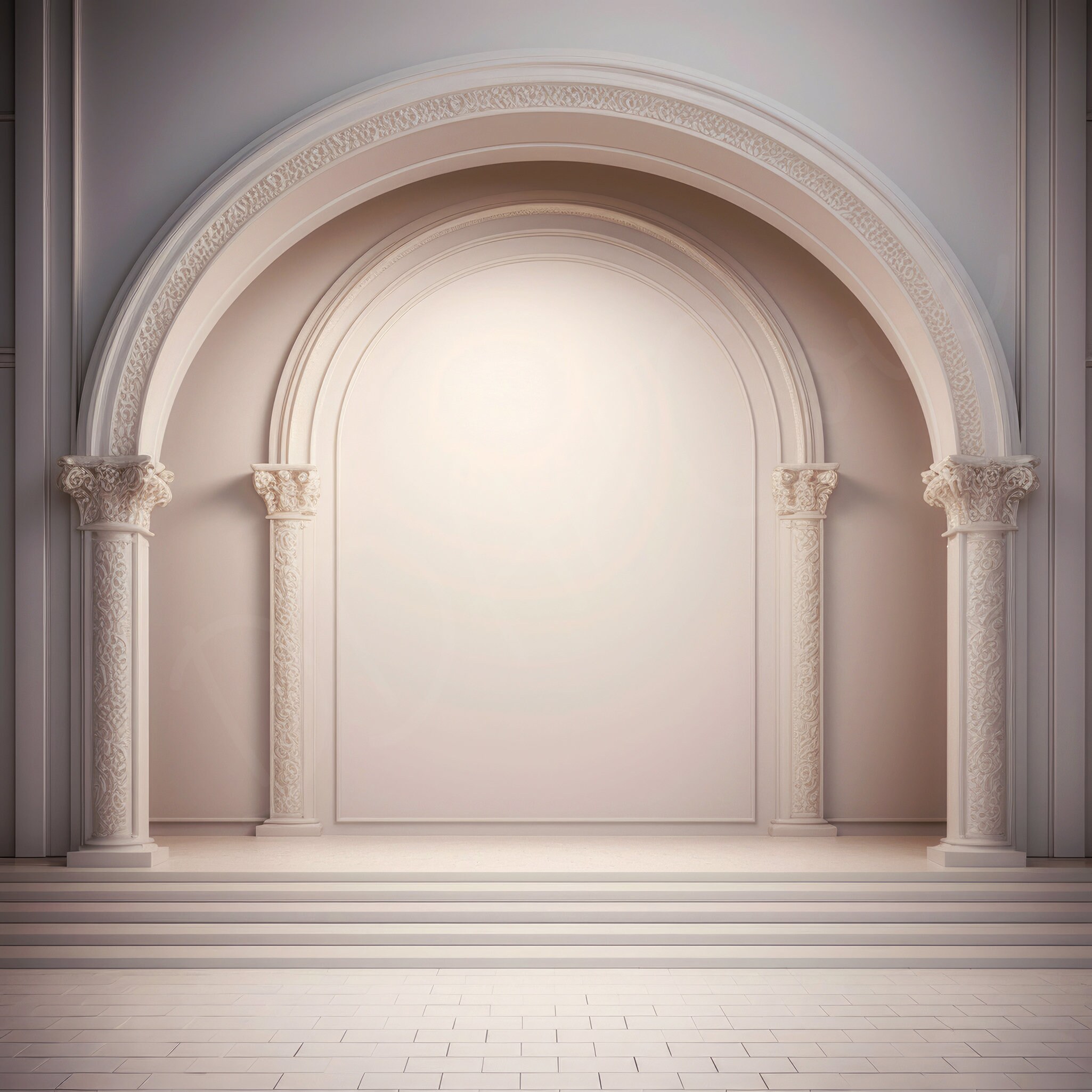 8x Off-white Arch Backdrops Digital Backgrounds Studio - Etsy