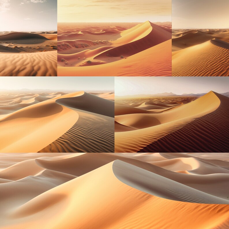 6 Captivating Desert Backdrops: Stunning Sand Dune - Etsy
