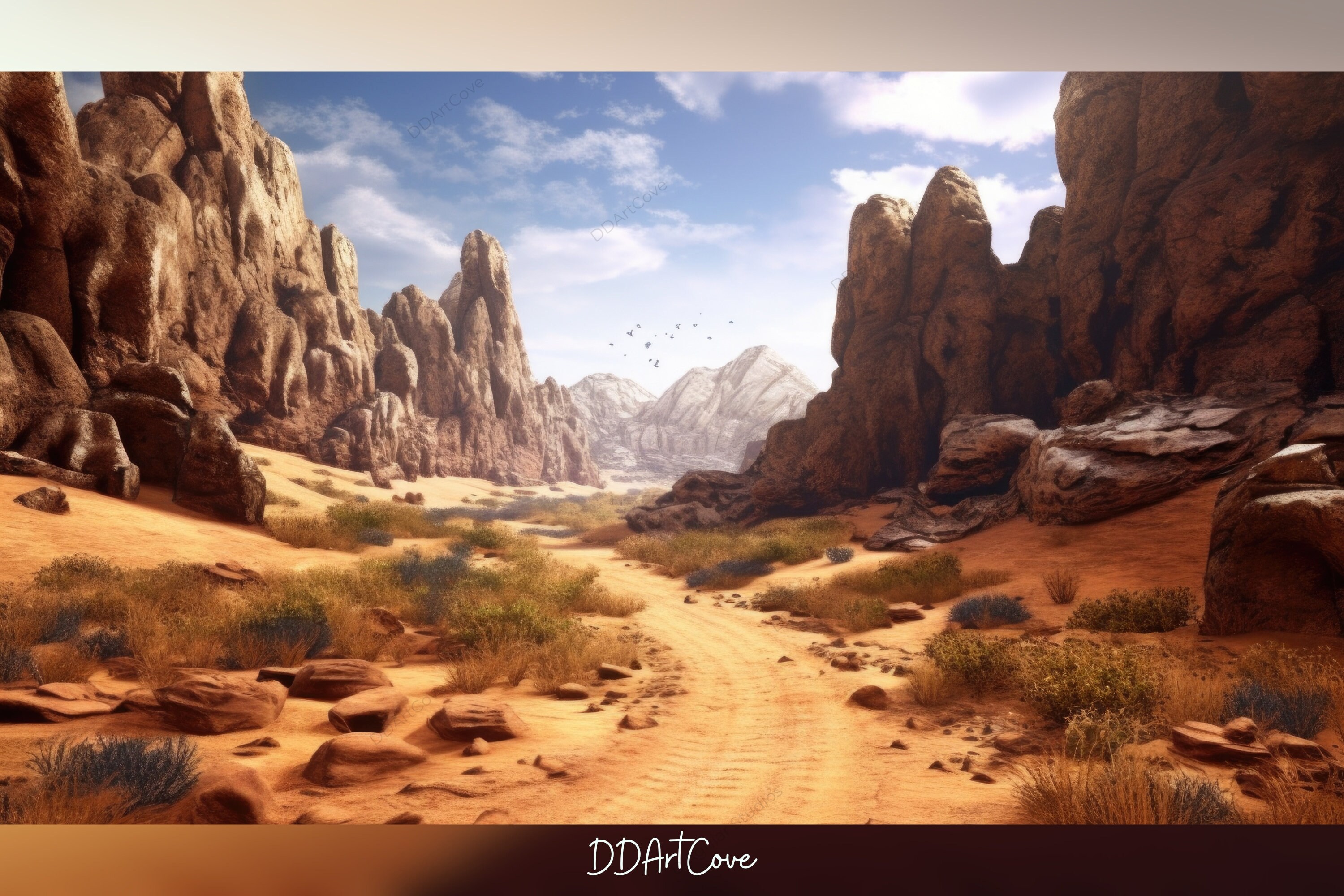 4x Arid Environment Digital Backdrops, Desert Arid Lands for Photoshop ...
