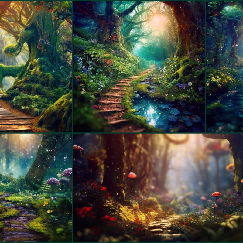 Enchanted Background - Etsy