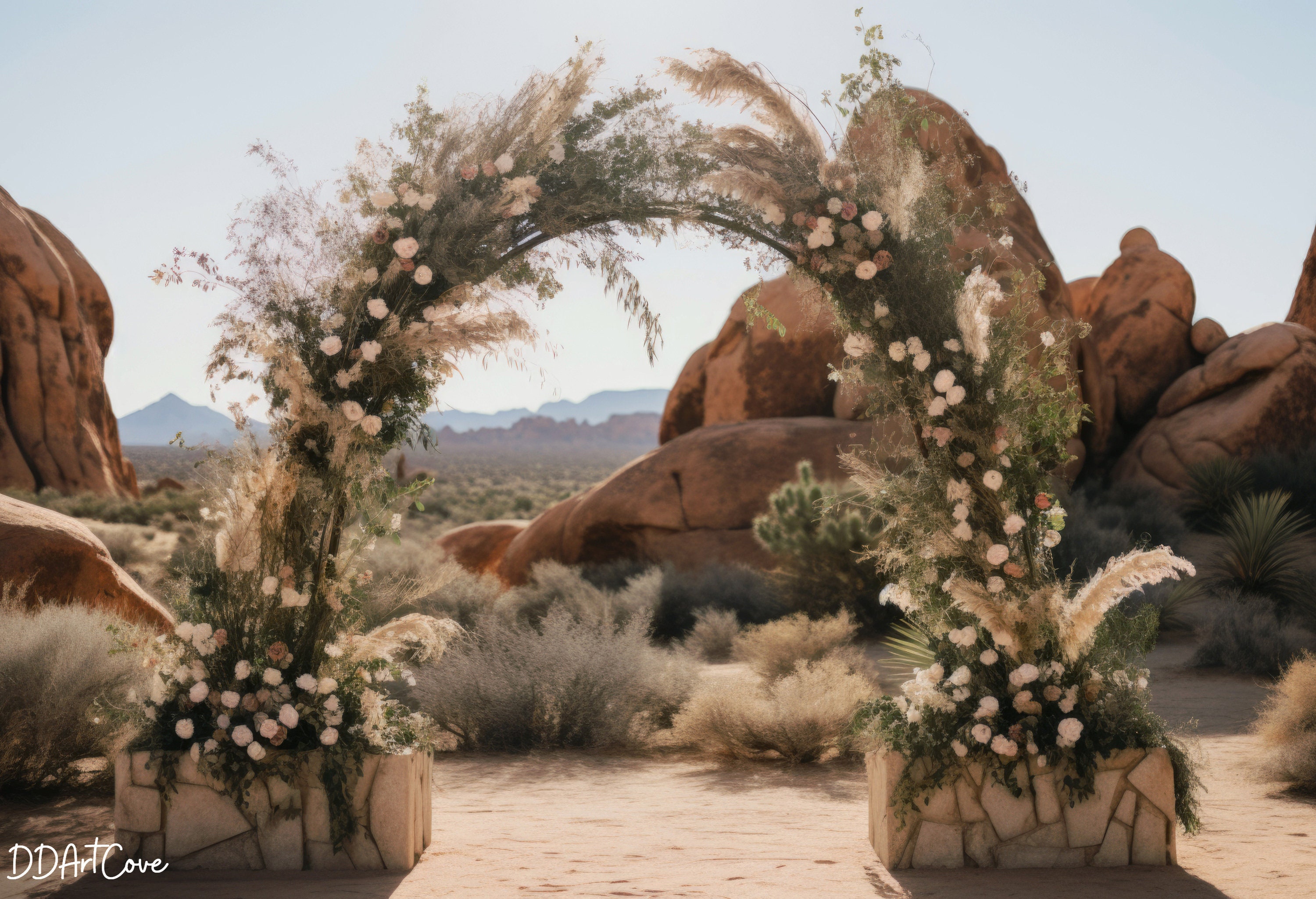 6x Desert Arch Backdrops, Desert Digital Backgrounds, Studio Backdrop ...