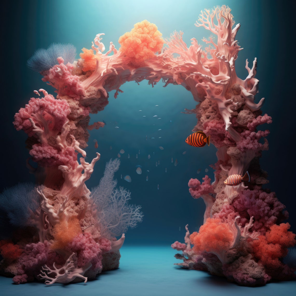 10 Underwater Coral Arch Backdrops Fine Art Digital - Etsy