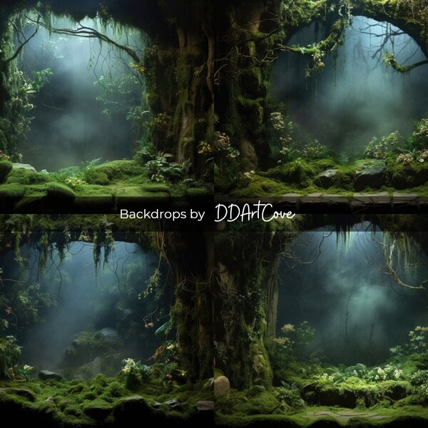 Enchanted Forest Backdrop - Etsy