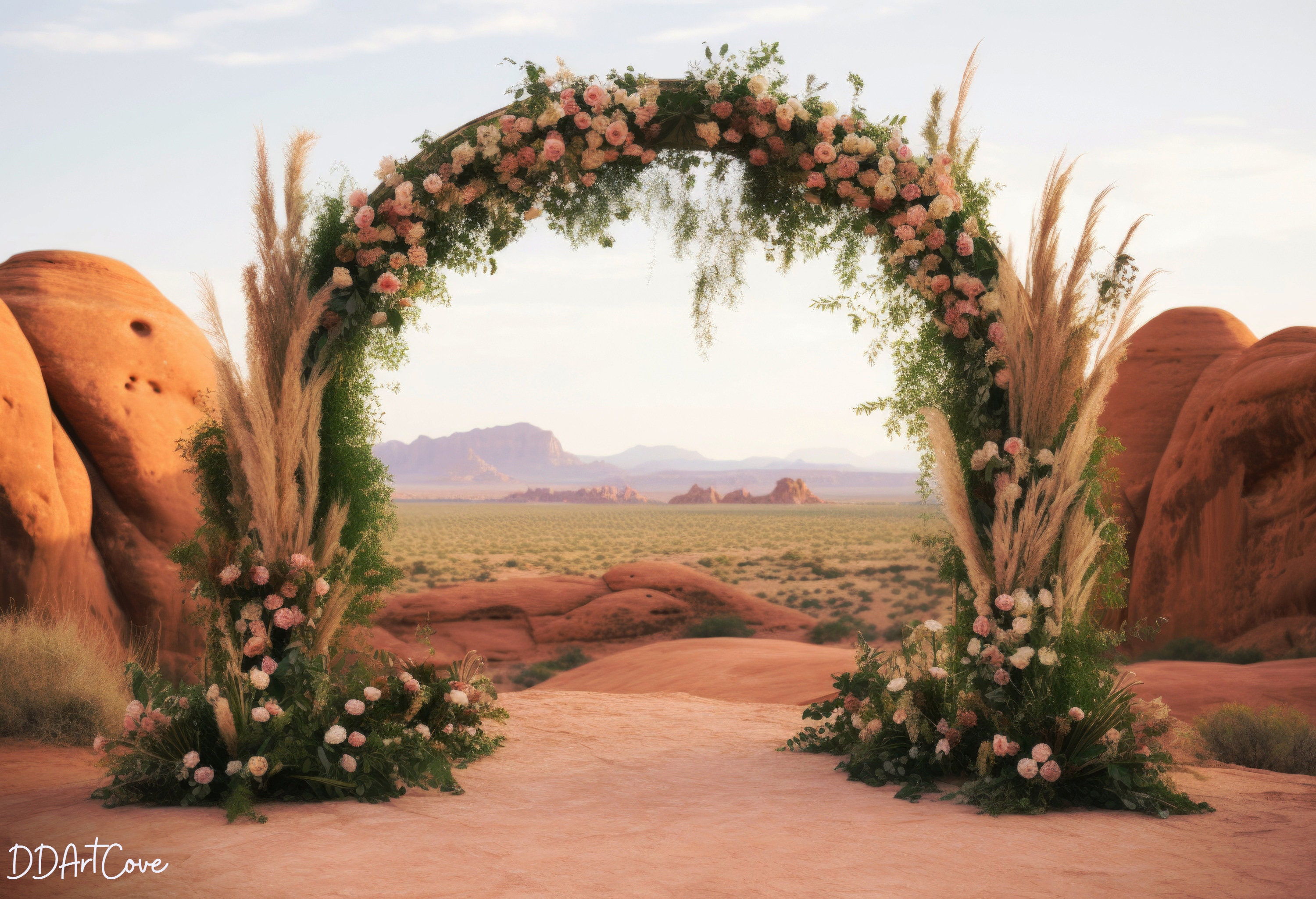 6x Desert Arch Backdrops, Desert Digital Backgrounds, Studio Backdrop ...