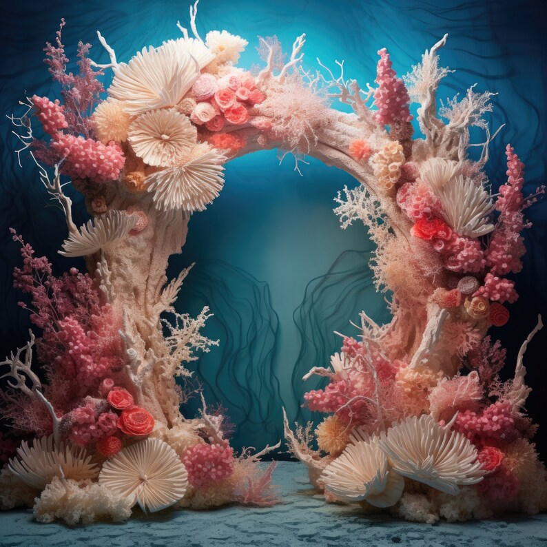 10 Underwater Coral Arch Backdrops Fine Art Digital - Etsy