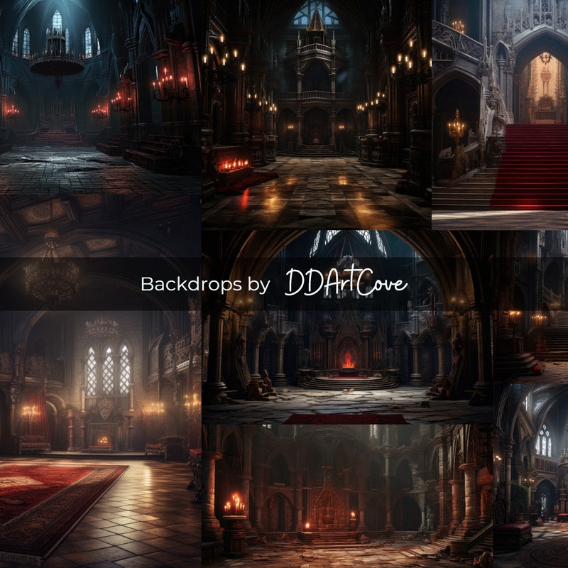 Photoshop Gothic Overlays - Etsy