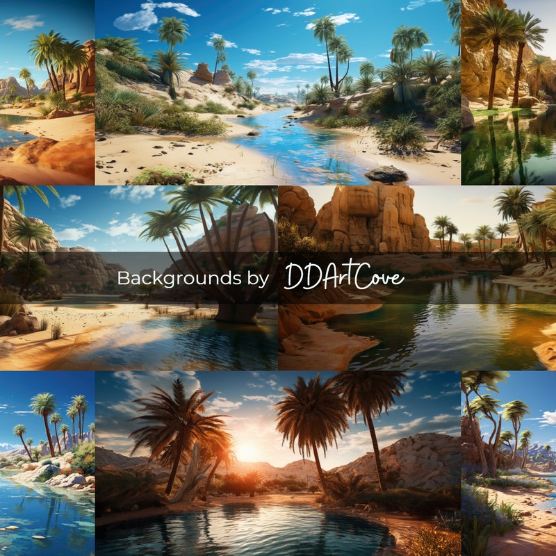 Oasis Backdrop - Etsy