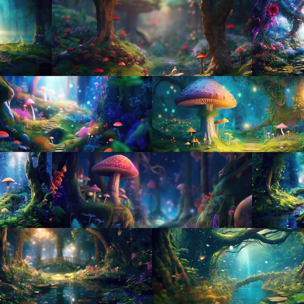 Enchanted Forest Backdrop - Etsy