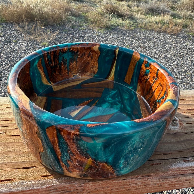 Wood Epoxy Resin Bowls - Etsy