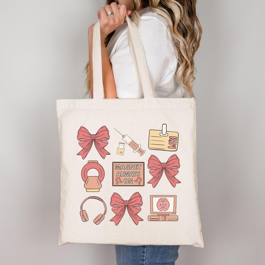 MRI Tech Tote Bag, MRI Tech Bag, Coquette MRI Tote Bag, Mri Tech Grad ...