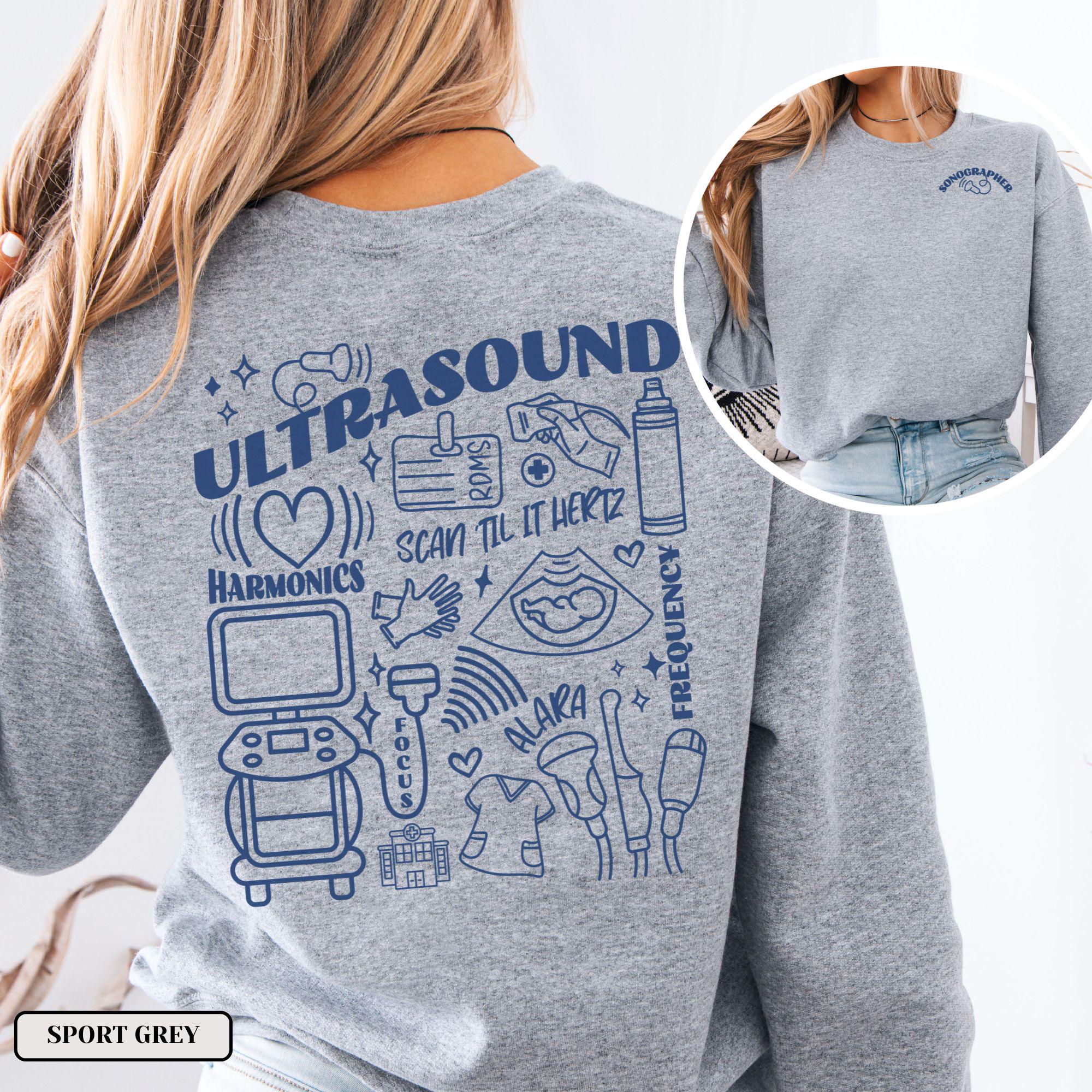 Sonographer Sweatshirt for Ultrasound Tech, Sonographer Sweater ...