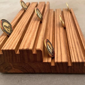 Coin Display Stand for Desk CUSTOM OPTIONS Collection Exhibit Rack ...