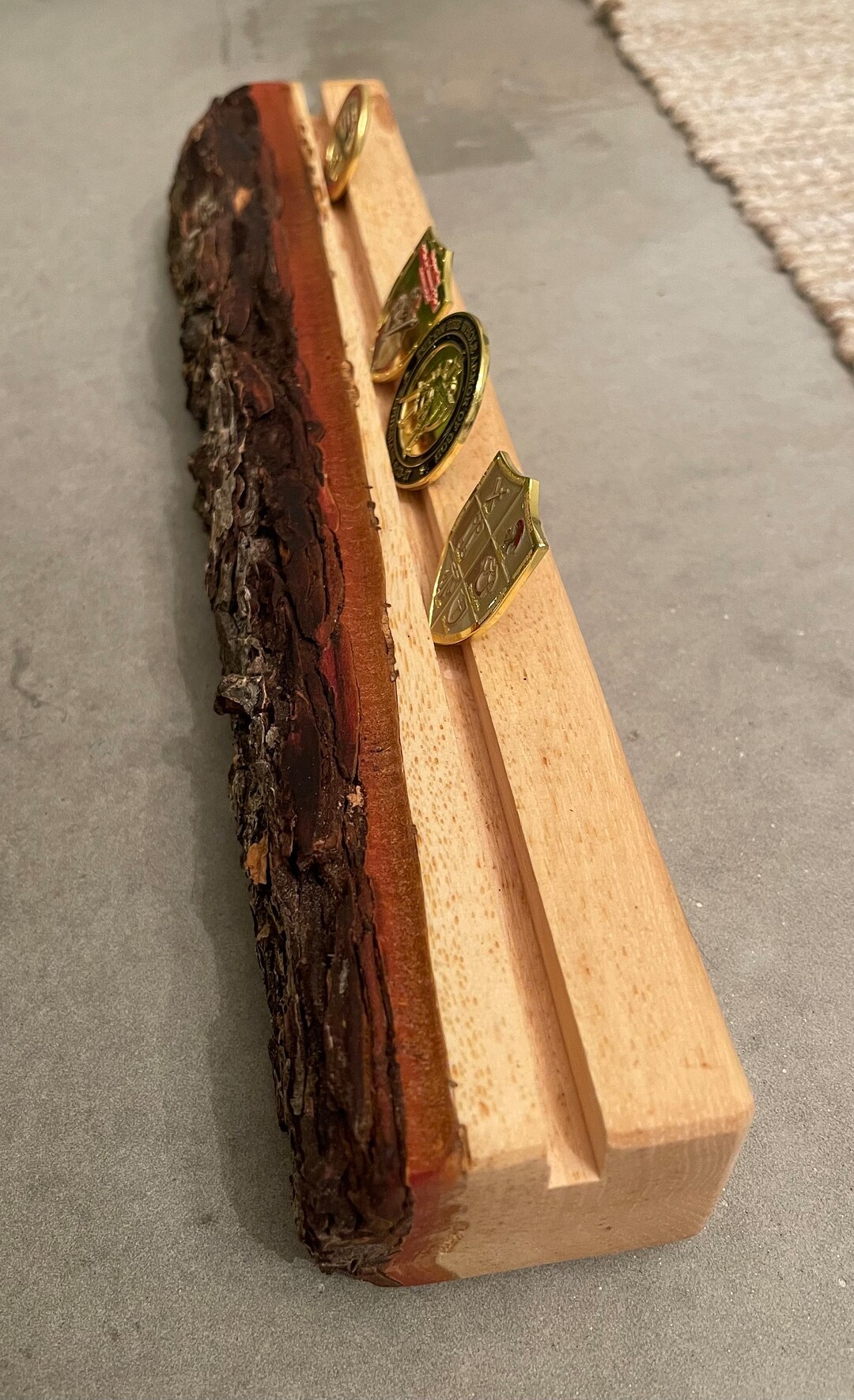 Coin Display Stand for Desk CUSTOM OPTIONS Collection Exhibit Rack ...