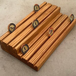 Coin Display Stand for Desk CUSTOM OPTIONS Collection Exhibit Rack ...
