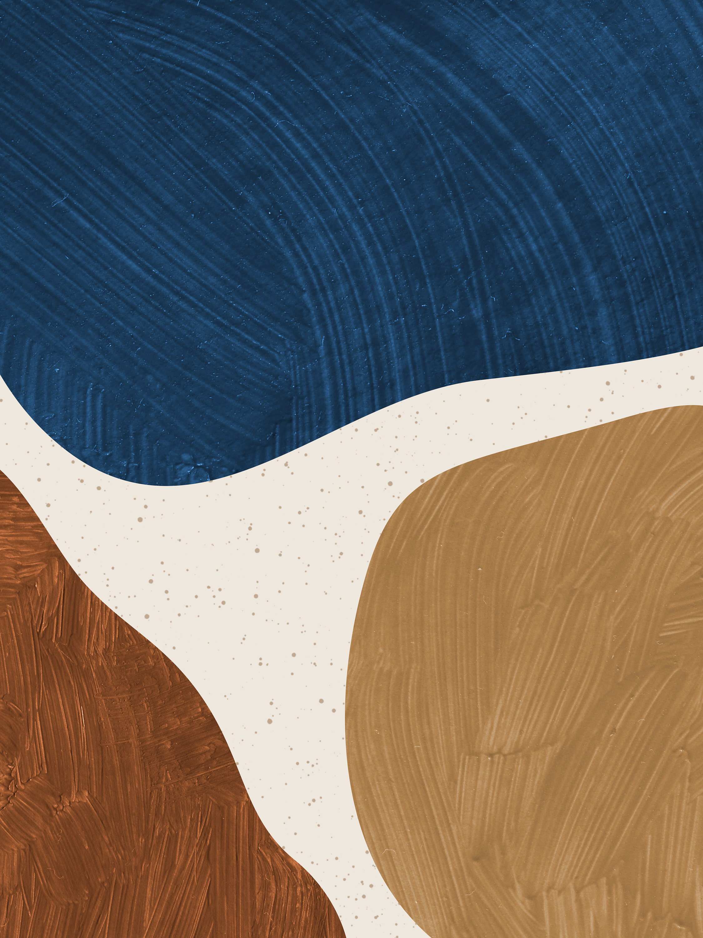 Earth Tone Art, PRINTABLES Set of 1, Geometric Neutral Brown Beige ...