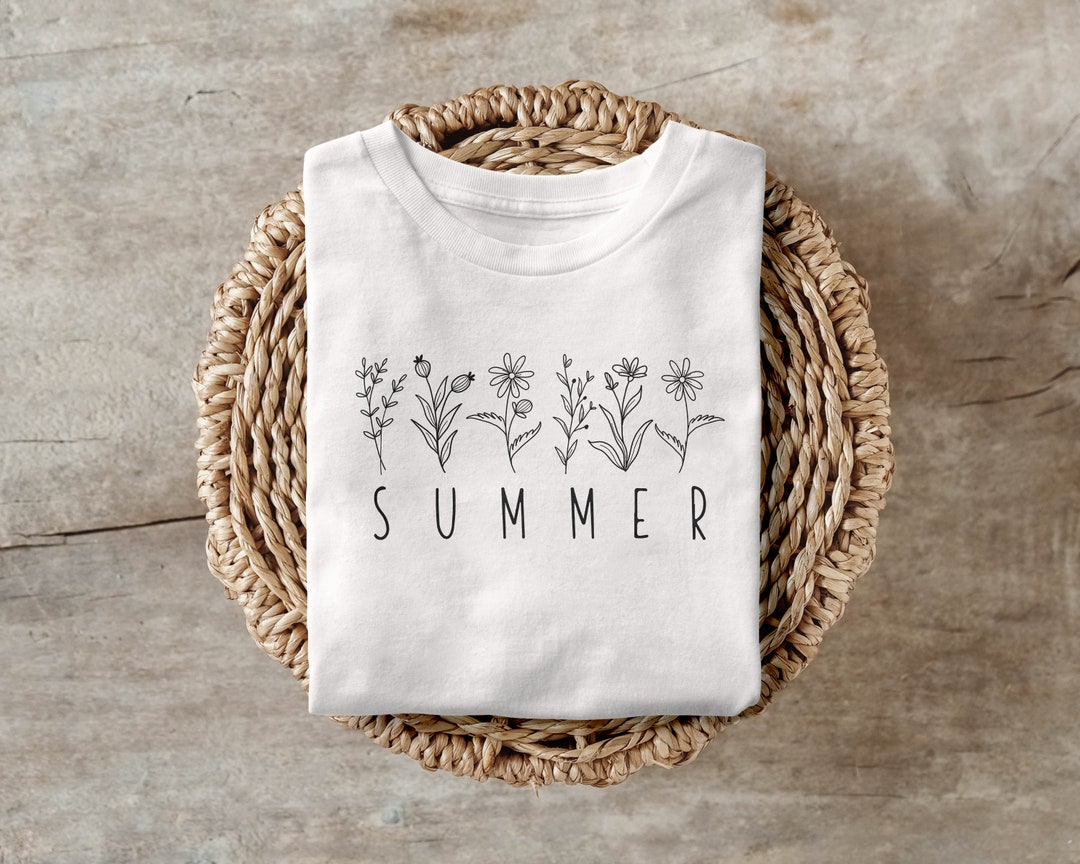 Summer Flowers Svg Wildflower Svg Boho Plants Png Daisy - Etsy