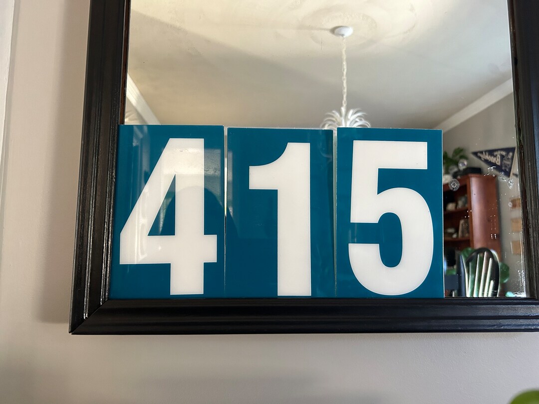 Vintage Gas Station Numbers - Etsy