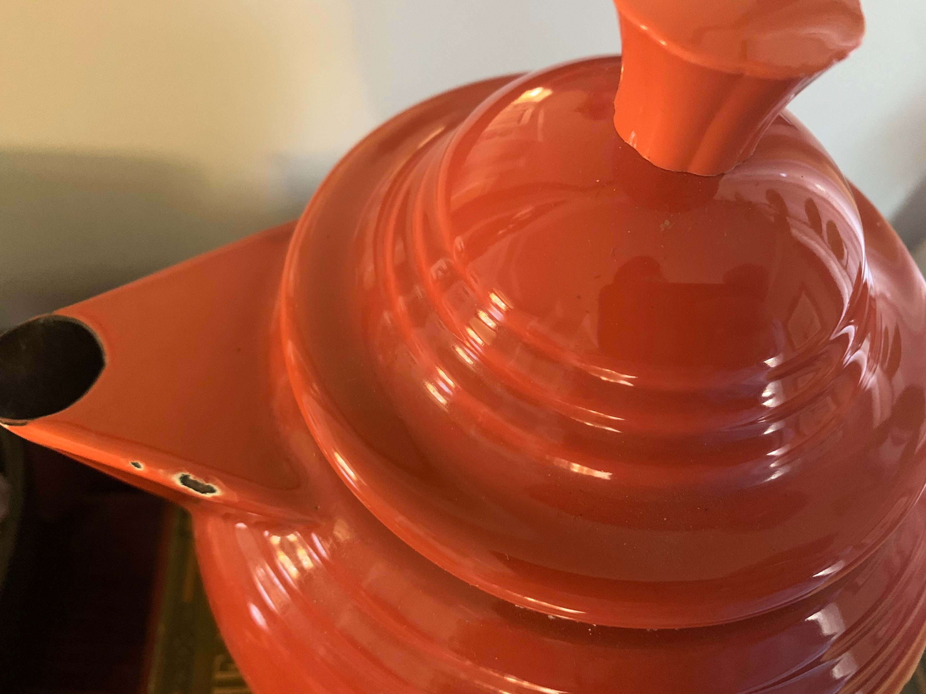 Enamel Fiesta Teapot - Etsy