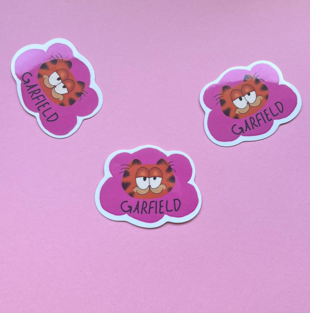 Small Garfield Sticker - Etsy
