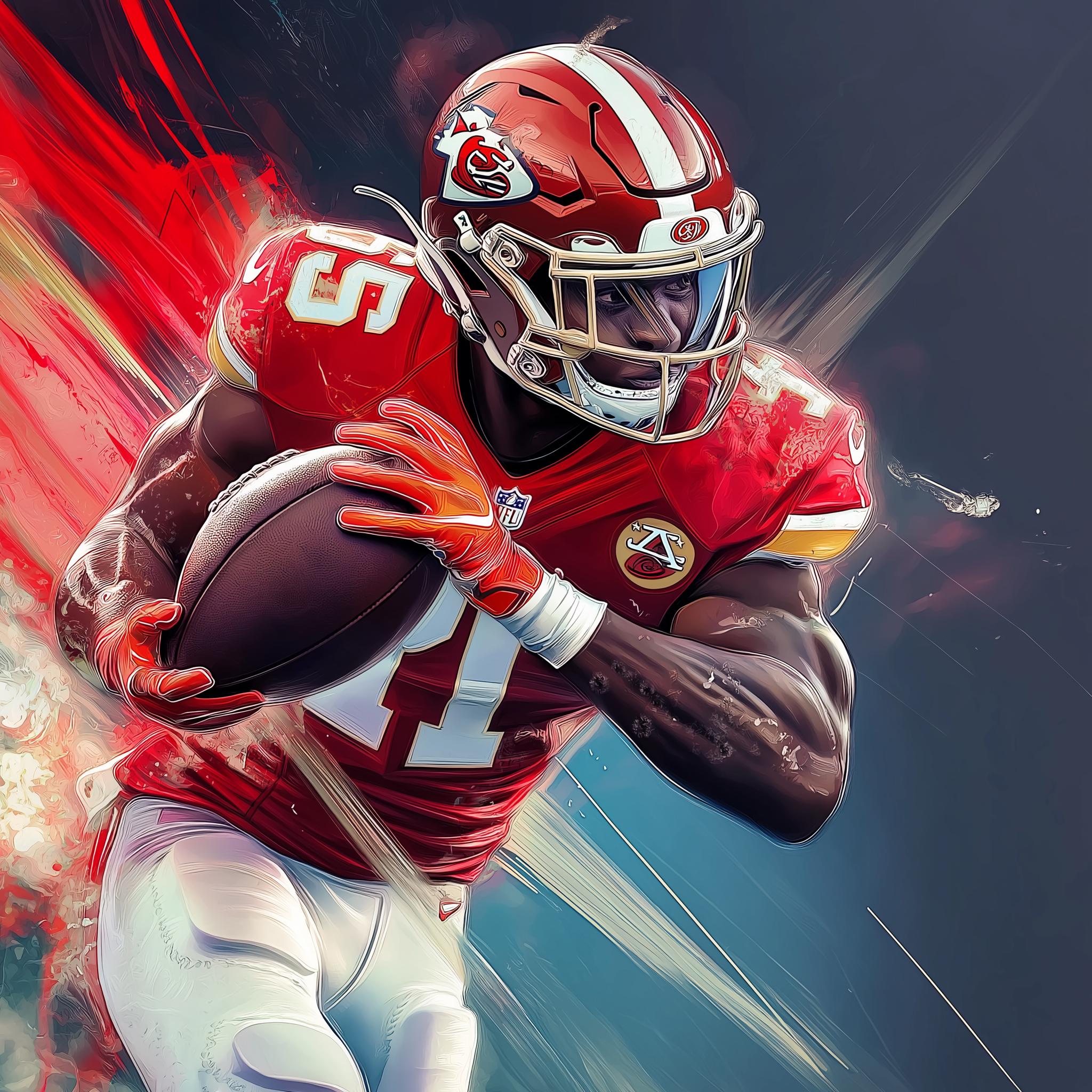 Printable Football Themed Wall Art | Instant Download | Sports Decor - Etsy