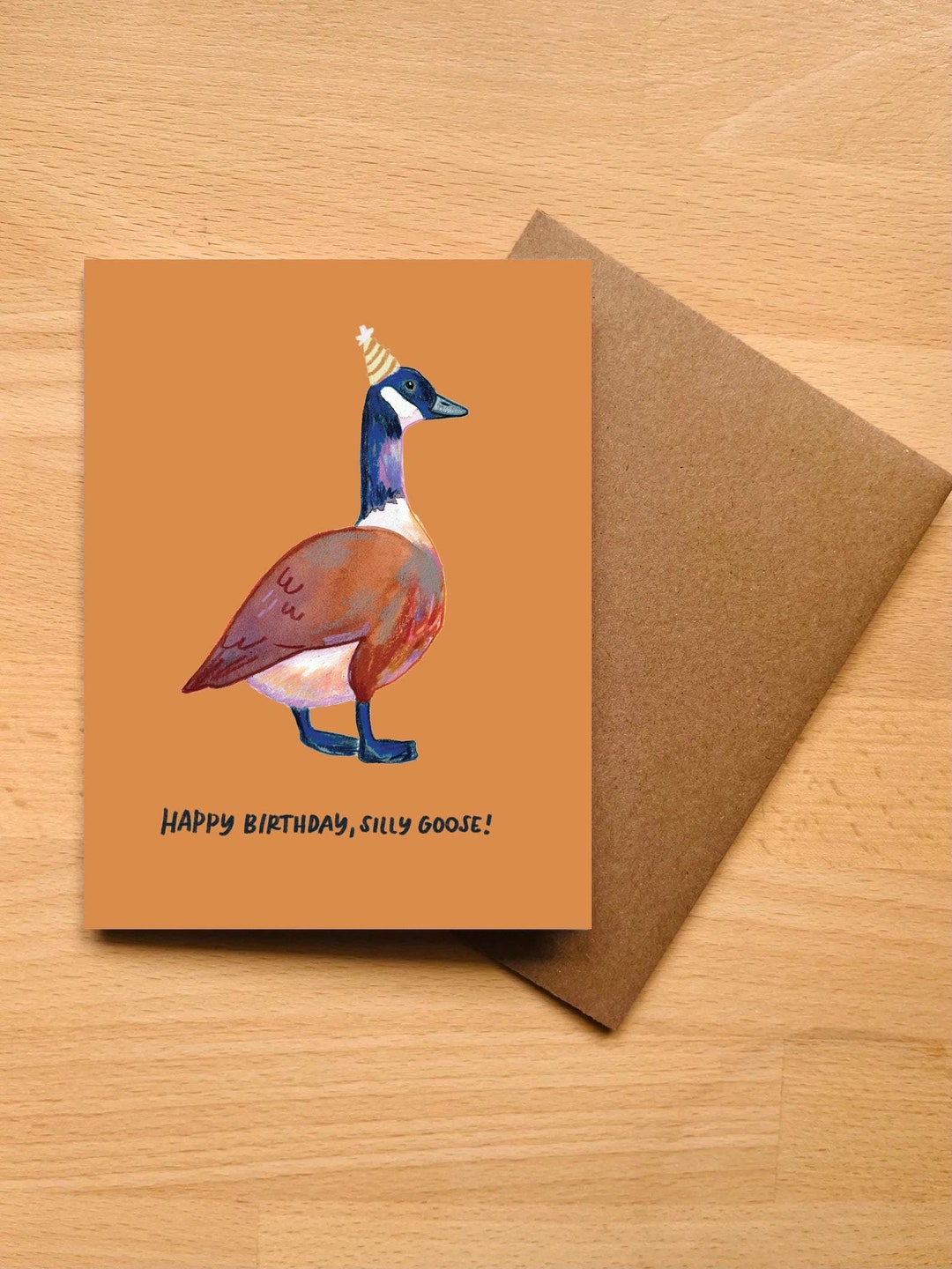 Silly Goose Birthday Card | Quirky and Cute Greeting Card for Birthdays ...