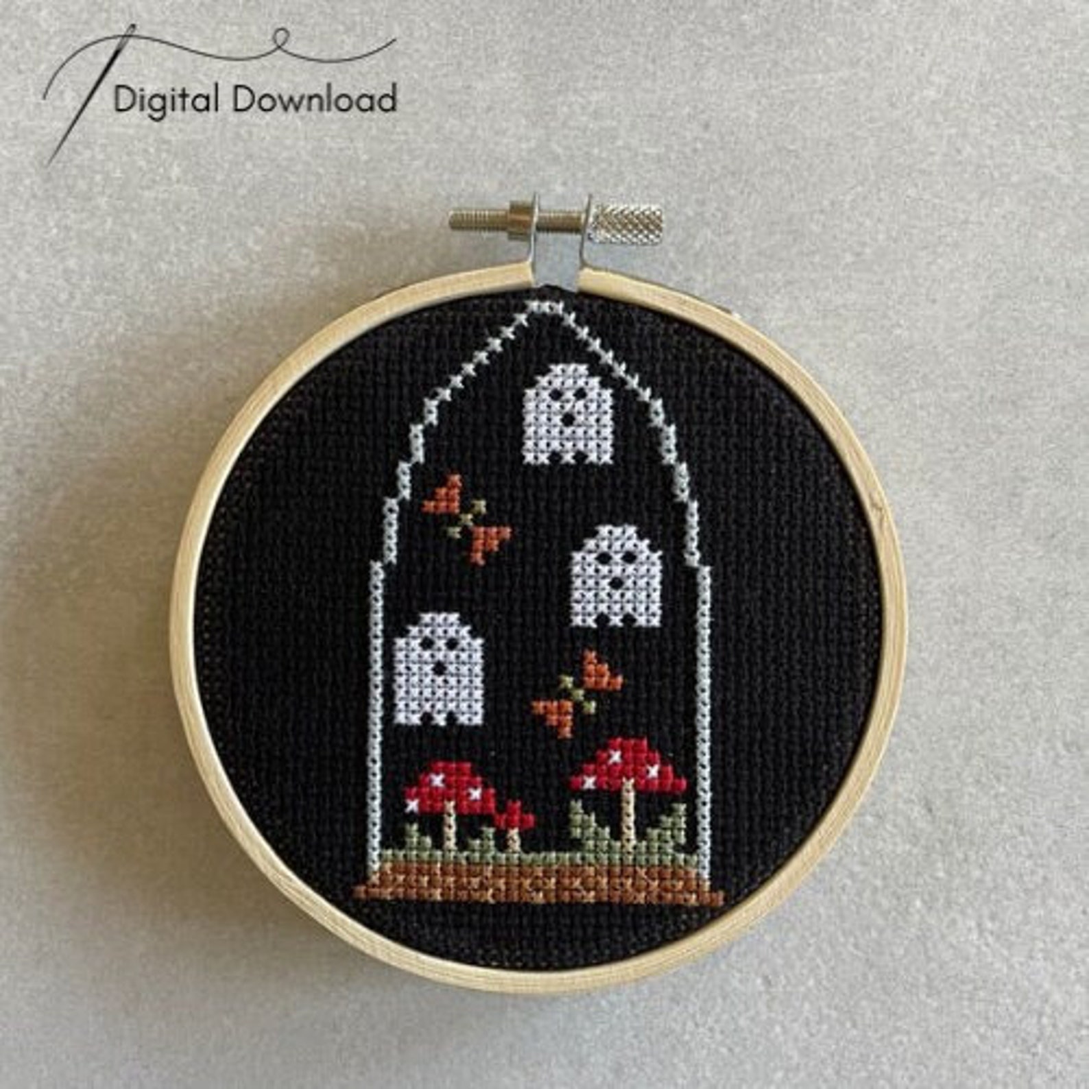 Spooky Ghosts Cross Stitch Pattern Digital Download - Etsy