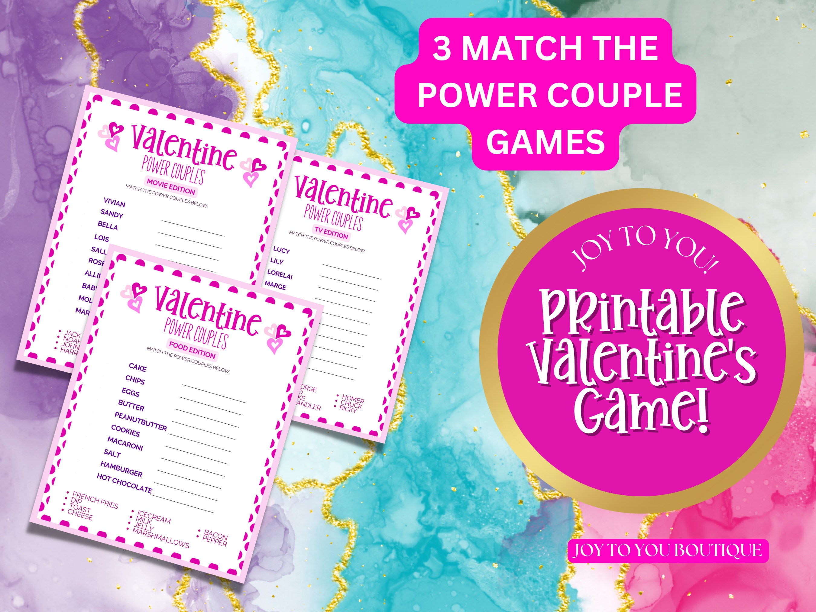 Printable Valentine Game Valentine Activity for Kids Valentine ...