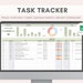 Task Tracker Spreadsheet | to Do List & Goal Tracker | Task List ...