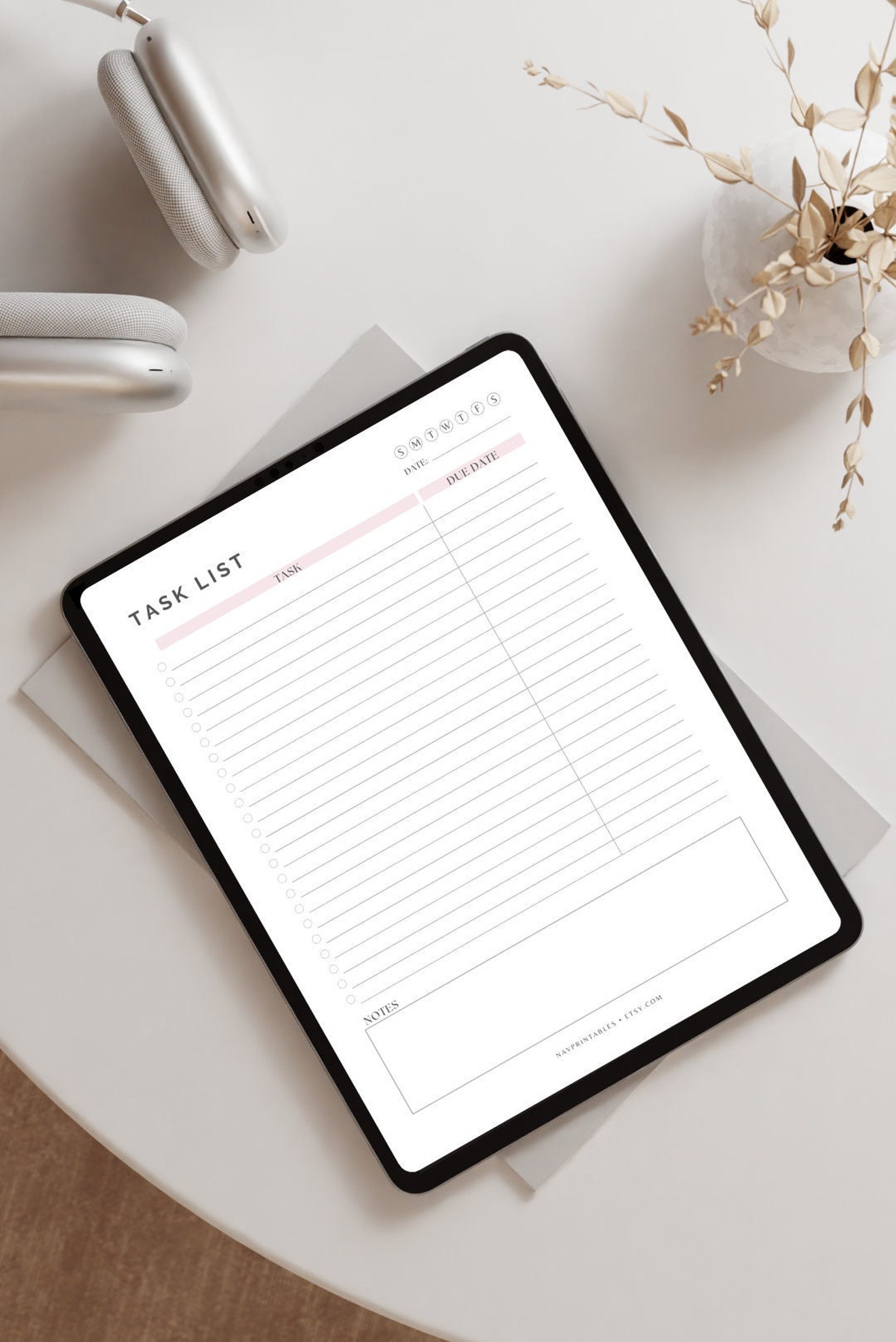 Task List Printable Task Tracker & Organizer Printable - Etsy