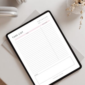 Task List Printable, Task Tracker & Organizer, Printable Planner ...
