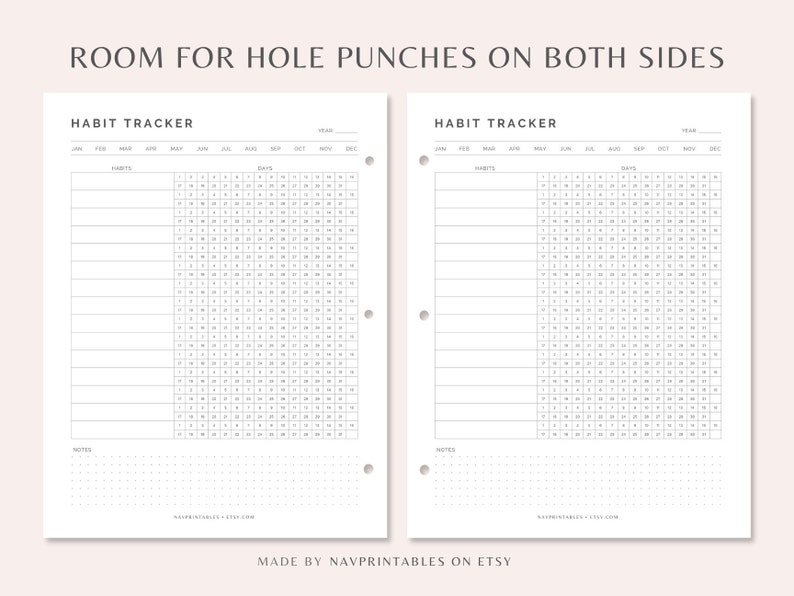 Monthly Habit Tracker Printable | Planner Printable | Motivation ...