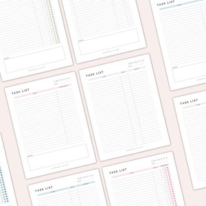 Task List Printable, Task Tracker & Organizer, Printable Planner ...
